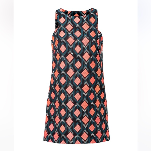 Milly | Dresses | Milly Mini Diamond Printed Dress | Poshmark